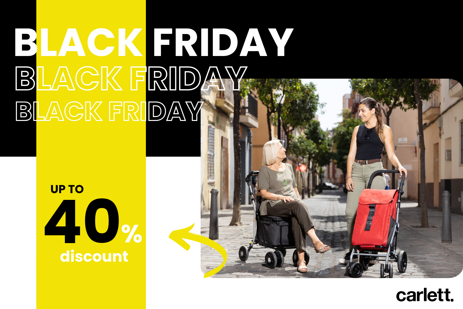 Shopping trolleys | Buy shopping trolleys - Free Shipping | Carlett